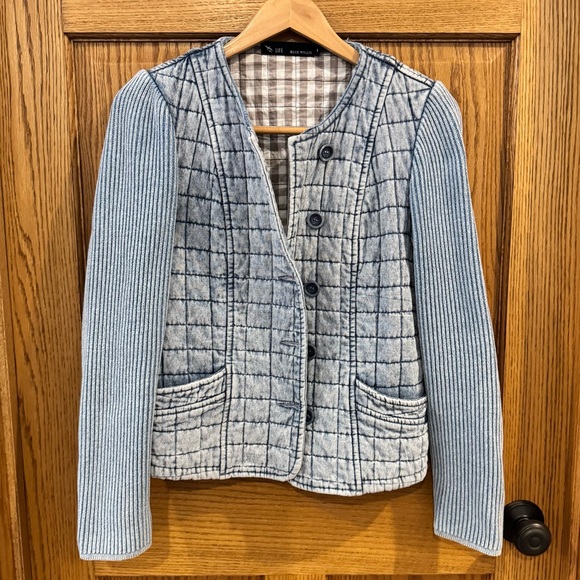 Blue Willi's | Jackets & Coats | Vintage Blue Willis Life Collarless ...